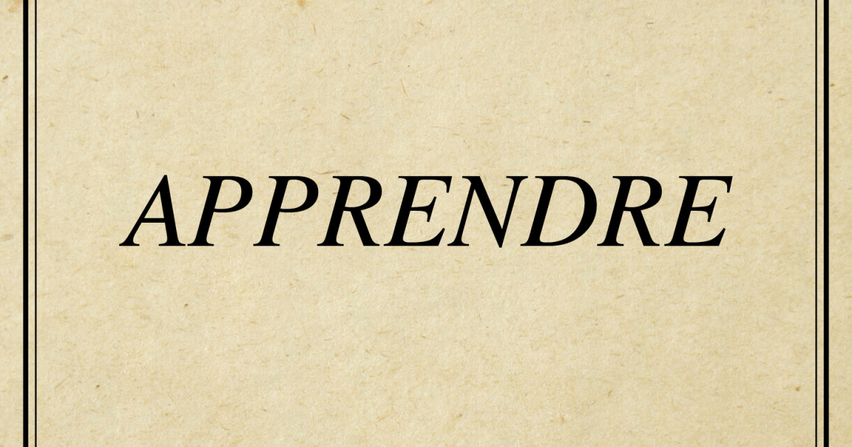 APPRENDRE – Sylvie Sauvageon