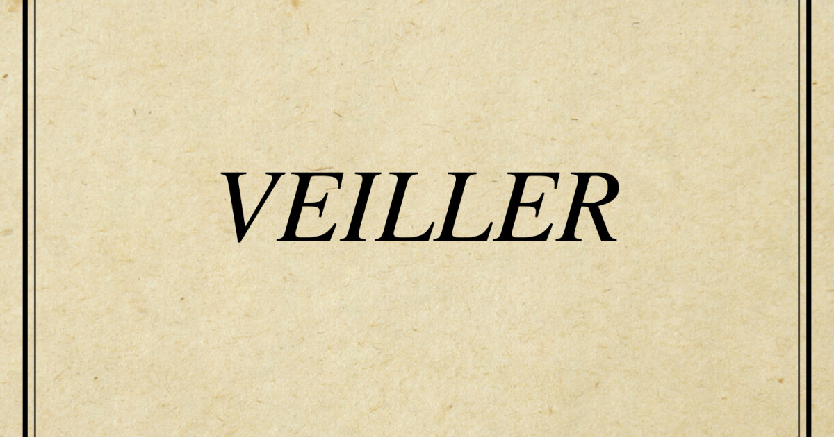 VEILLER – Sylvie Sauvageon